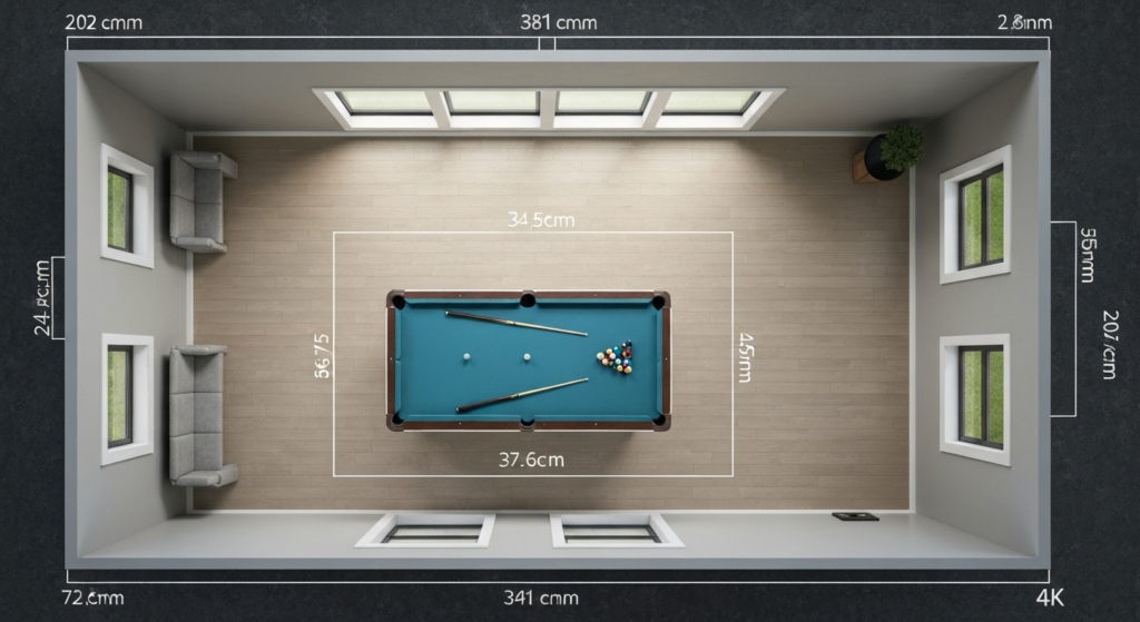 How to Choose Pool Table Size: Room Dimensions Explained - Classic Home ...